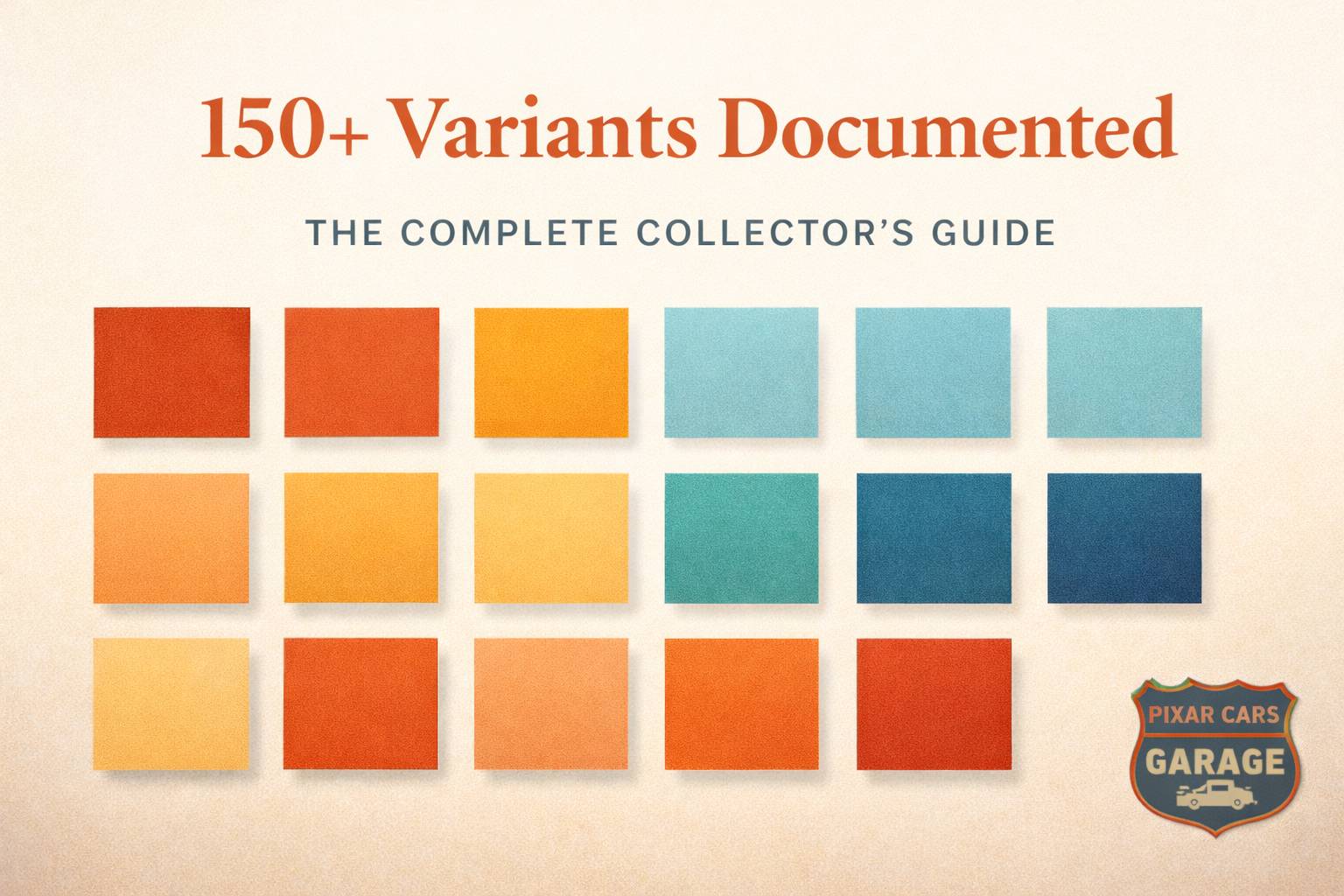Think You Have Them All? 390 Lightning McQueen Variants Tracked | Pixar ...